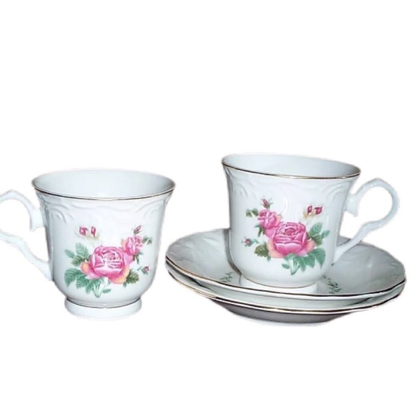 Gibson | Dining | 5 Pc Place Setting Gibson Victorian Rose China | Poshmark